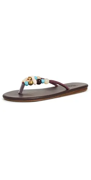 ANCIENT GREEK SANDALS Saionara Bead Flip Flops