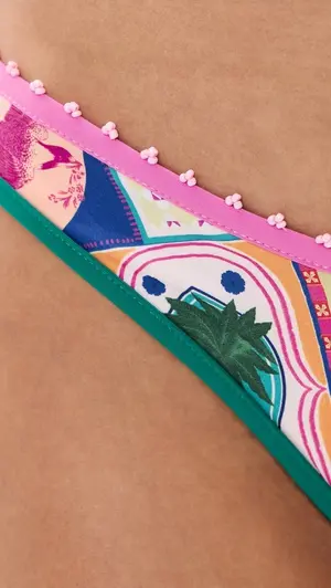 Agua Bendita Avy Hand Embroidered Reversible Bottoms