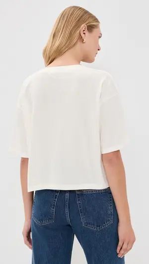 ANINE BING Johnny Cropped Tee