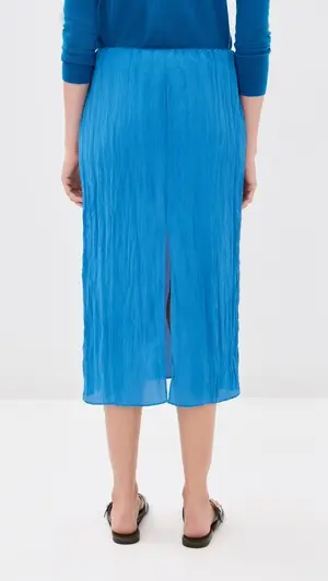 Tibi The Crinkle Slip Skirt