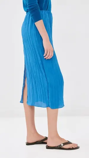 Tibi The Crinkle Slip Skirt