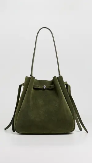 Tory Burch Romy Suede Large Bucket Bag