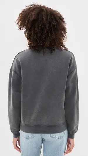 ANINE BING Spencer Leopard Sweatshirt