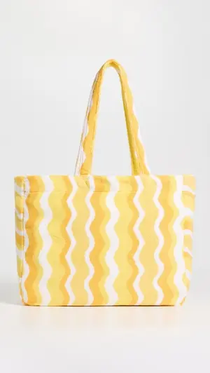 WEEZIE Looped Terry Beach Tote
