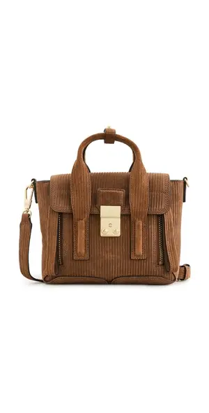 3.1 Phillip Lim Embossed Suede Pashli Mini Crossbody Bag