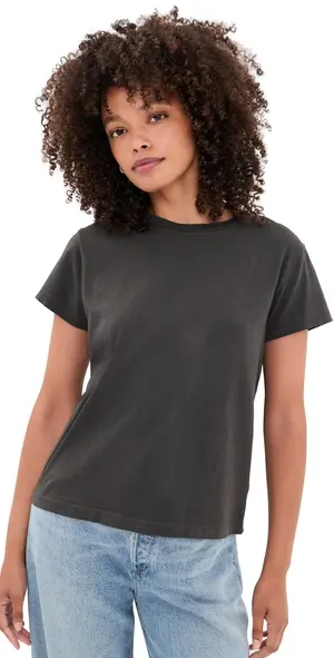 AGOLDE Long Line Adine Tee - Forge