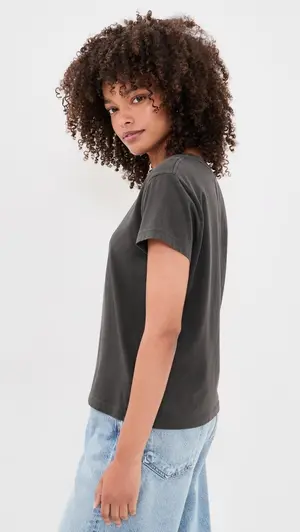AGOLDE Long Line Adine Tee - Forge