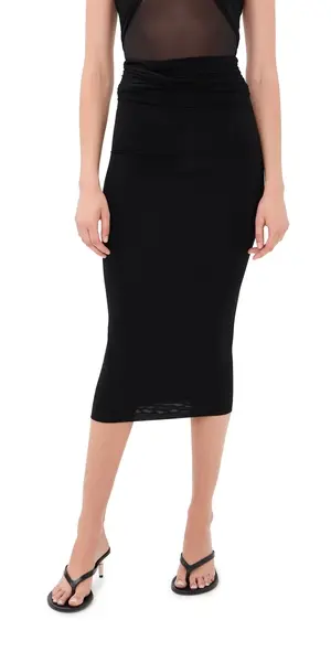 Wardrobe.NYC Translucent Midi Skirt