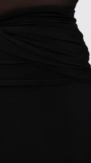 Wardrobe.NYC Translucent Midi Skirt