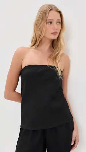 Donni. The Linen Tube Top