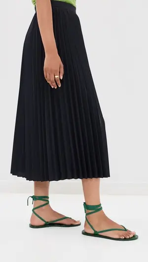 Tibi Pleated Sunray Skirt