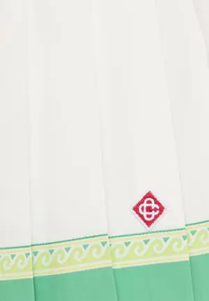 Casablanca Pleated Skirt