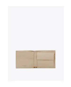 Saint Laurent Logo-stamp Leather Wallet