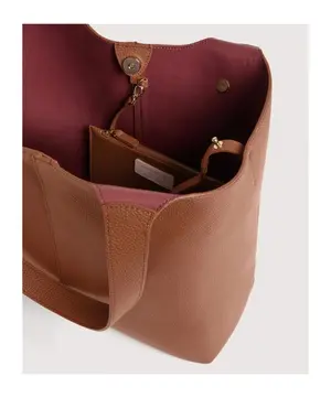 COCCINELLE Large C-easy Leather Shoulder Bag