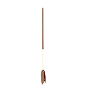 Saint Laurent Monogram Phone Holder With Strap In Vintage Smooth Leather