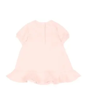Fendi Logo-embroidered Ruffled Dress