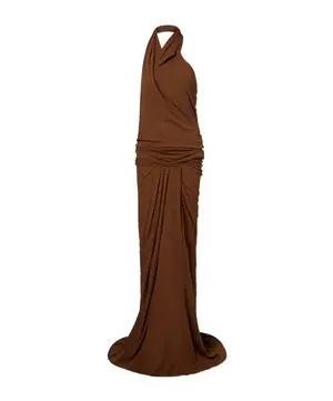 ENTIRE STUDIOS Shroud Cotton-blend Jersey Maxi Dress