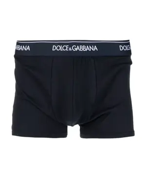 Dolce & Gabbana Dolce Gabbana Set Of Two Logo Waistband Boxers - Blue