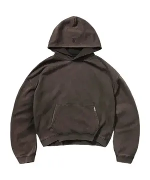 REPRESENT Initial Boxy Hoodie - Brown
