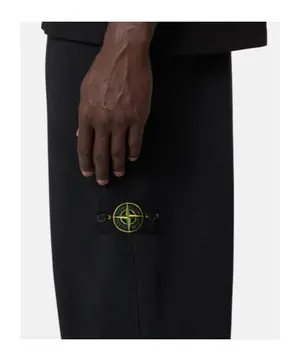 Stone Island Logo-patch Elasticated Waistband Trousers