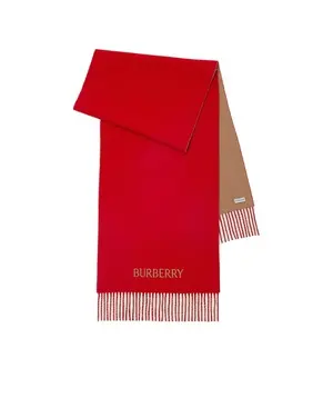 Burberry Reversible Knight Cashmere Scarf