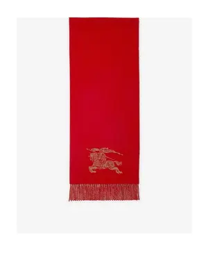 Burberry Reversible Knight Cashmere Scarf
