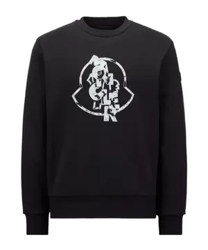 Moncler Logo Printed Crewneck Sweatshirt