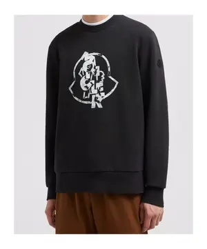 Moncler Logo Printed Crewneck Sweatshirt