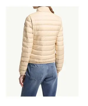 Moncler Lans Packable Short Padded Jacket - Light Beige