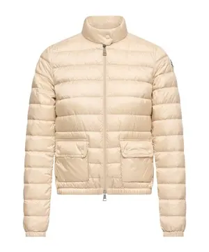 Moncler Lans Packable Short Padded Jacket - Light Beige