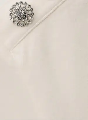 Ba&sh Elmer Embellished Shoulder T-shirt - No