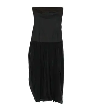 Paloma Wool Strapless Panelled Dress - Black