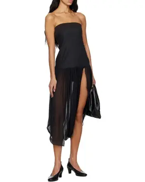 Paloma Wool Strapless Panelled Dress