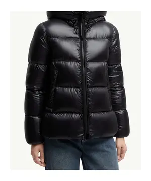 Moncler Serittes Hooded Short Down Jacket - Black