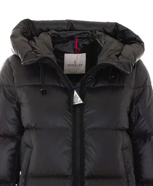 Moncler Serittes Hooded Short Down Jacket - Black