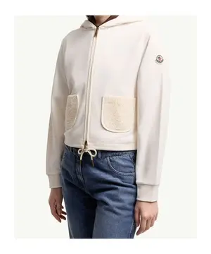 Moncler Cotton Blend Zip-up Sweatshirt