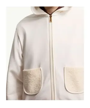 Moncler Cotton Blend Zip-up Sweatshirt
