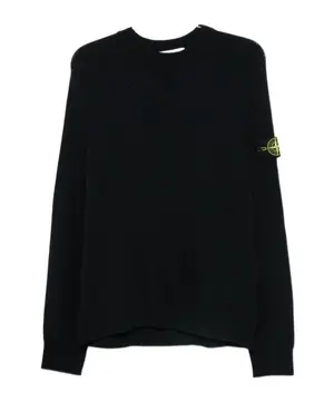 Stone Island Long-sleeve Knit Top - Blue
