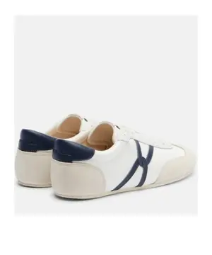 Veronica Beard Leather-trimmed Canvas Sneakers