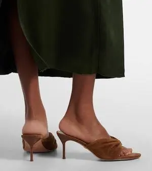 Veronica Beard Tullia Suede Mules