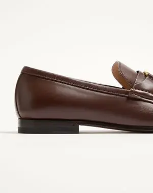 Valentino Garavani Vlogo Signature Slip-on Loafers - Brown