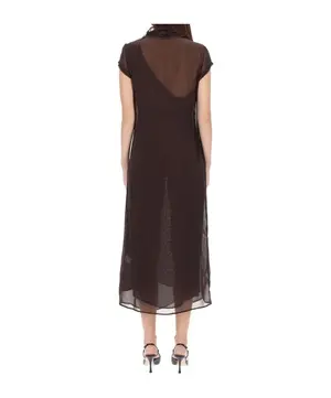 Paloma Wool Draped Silk Dress