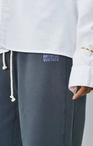 American Vintage Izubird Drawstring Cotton Trousers