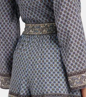 Veronica Beard Vivaldi Printed Shorts