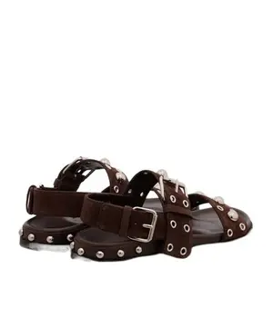 Valentino Garavani Nellcôte Studded Suede Sandals
