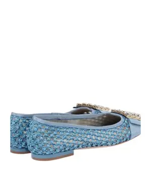 ROGER VIVIER Embellished Ballet Flats