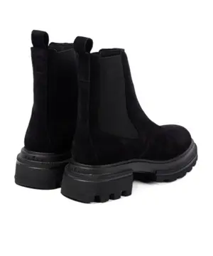 Hogan Solid Color Versatile Chelsea Boots