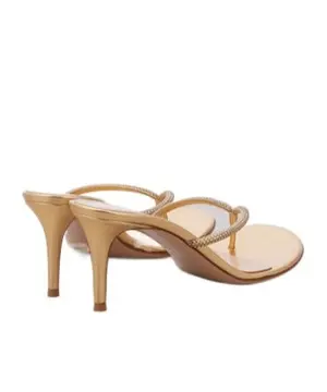 GIANVITO ROSSI India 70 Leather Thong Sandals