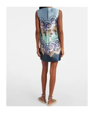 ALEMAIS Floral Satin Minidress