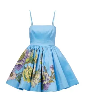 ALEMAIS Donata Floral Minidress